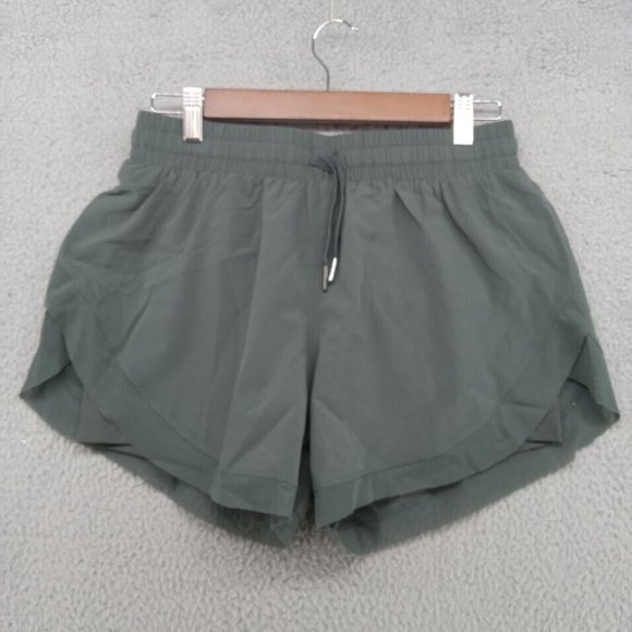 HALARA | Shorts | Halara Shorts Womens Medium Sage Green Asymmetrical ...